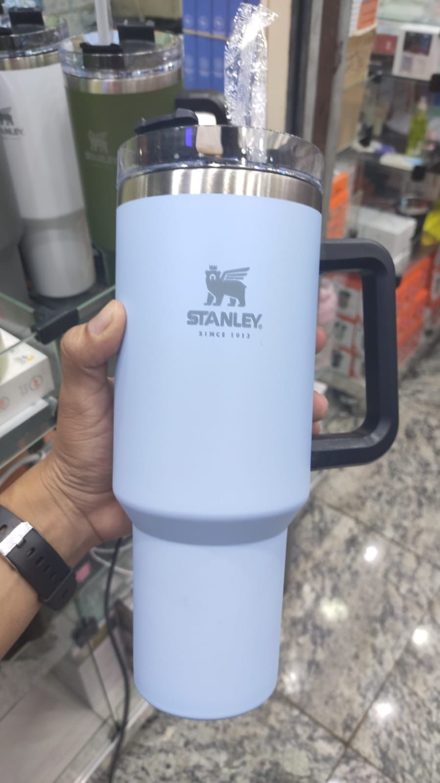 Copo térmico Stanley 1,2L canudo inox :: SHOPPING PORTO BRÁS